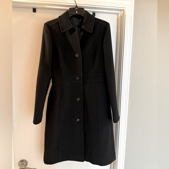 J. Crew | Jackets & Coats | J Crew Classic Lady Day Coat In Italian ...